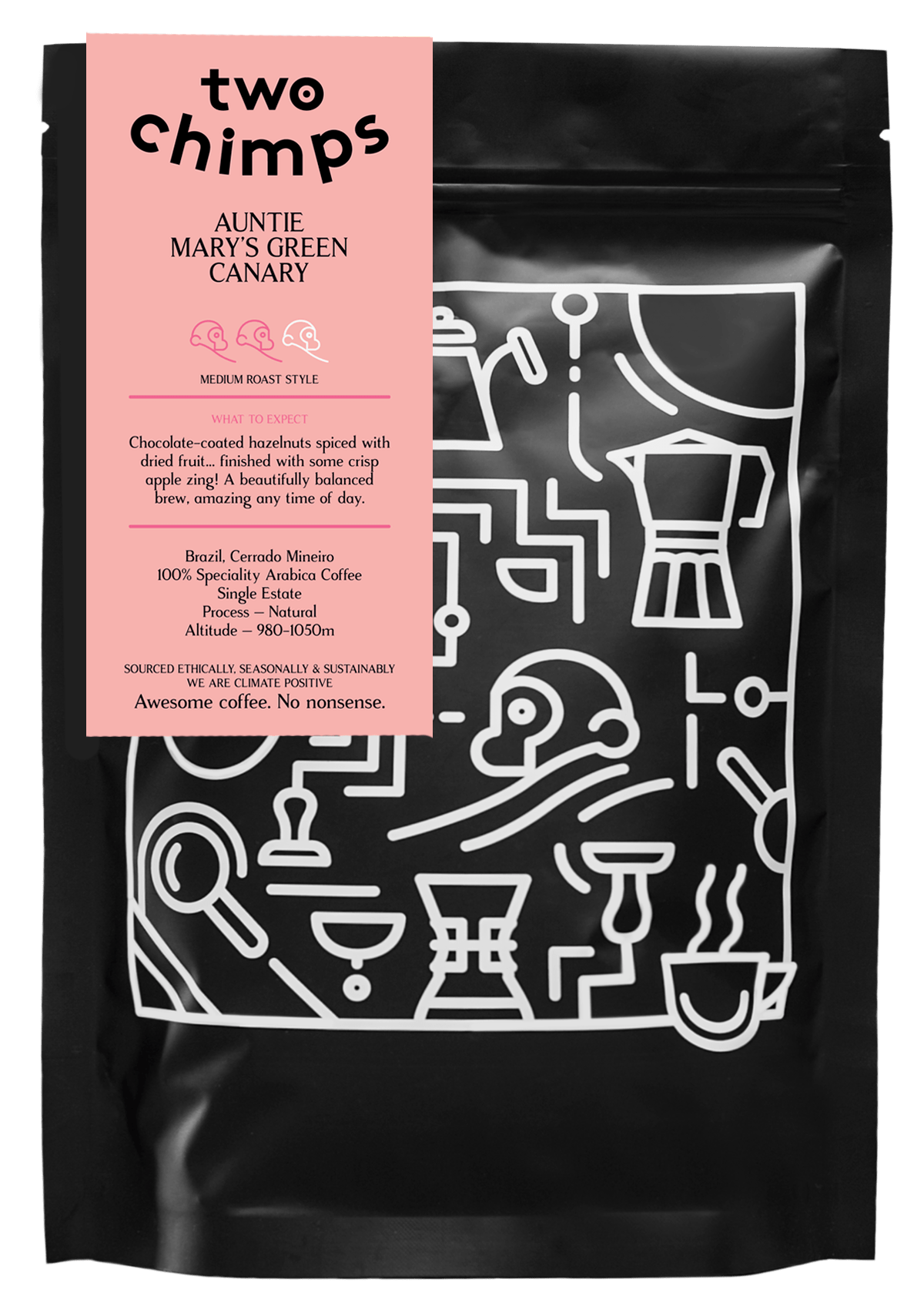 Aunty Mary's Green Canary Specialty Brazilian Coffee Sample | Two ...